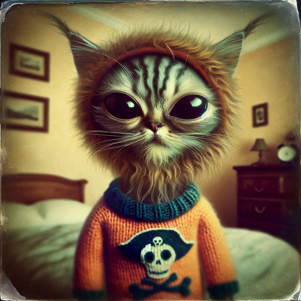 Alien pirate. 🏴‍☠️👽 - AI Generated Artwork - NightCafe Creator