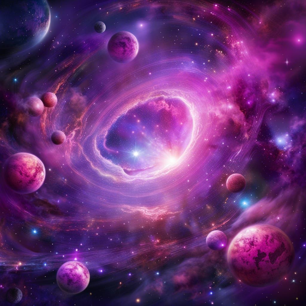 Enchanted Cosmos: Sparkling Galactic Dreams - AI Generated Artwork ...