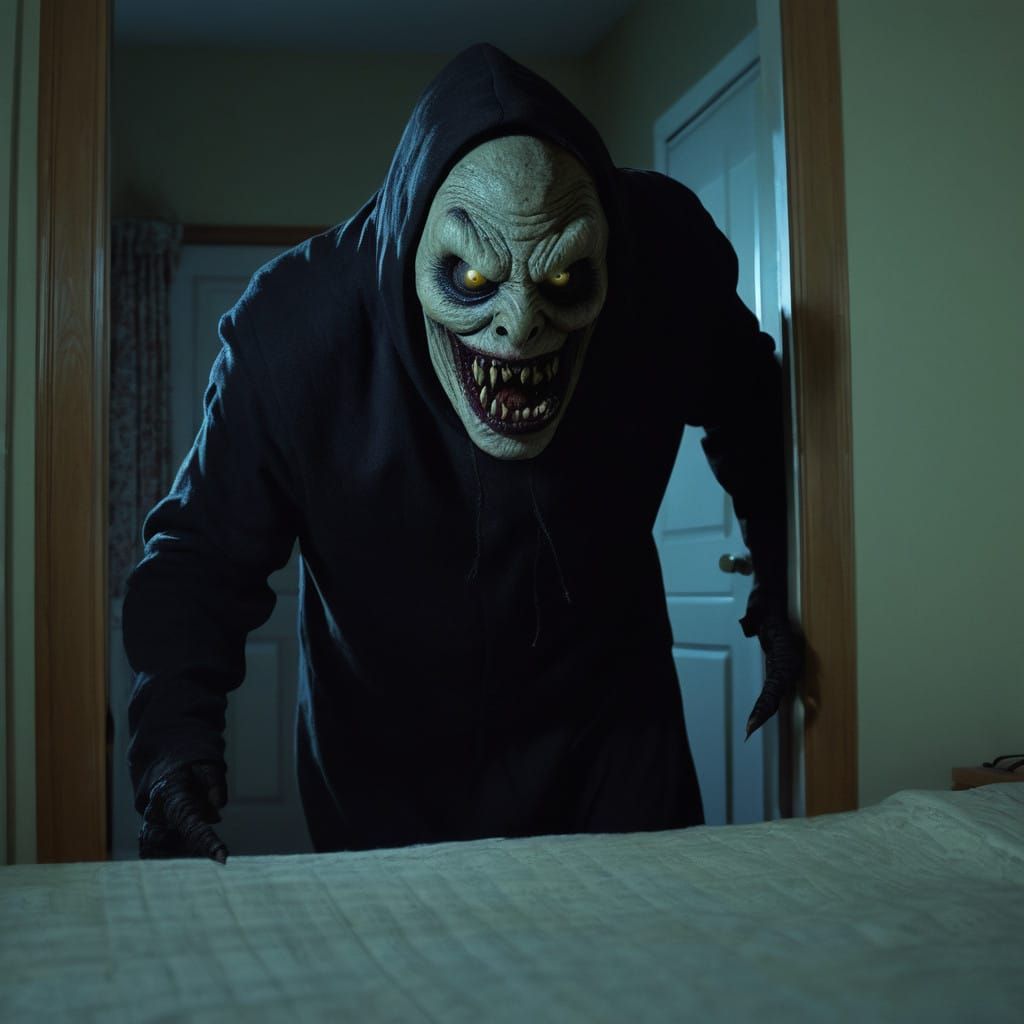 Surreal Boogeyman Emerge from Darkness - AI Art