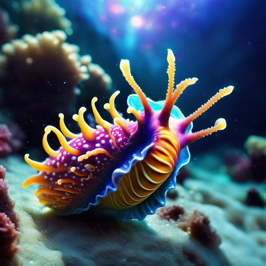 Sea slug - AI Generated Artwork - NightCafe Creator