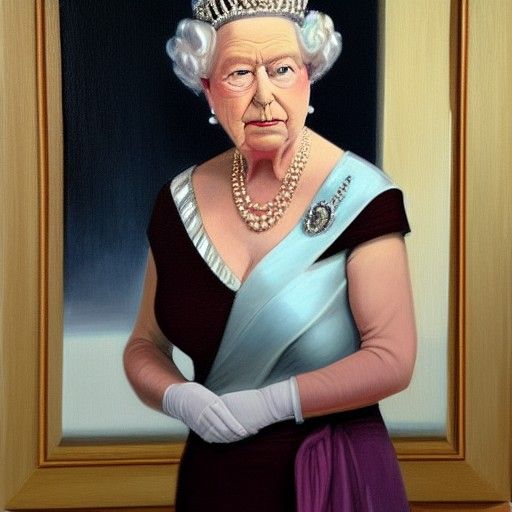 Queen Elizabeth - AI Generated Artwork - NightCafe Creator