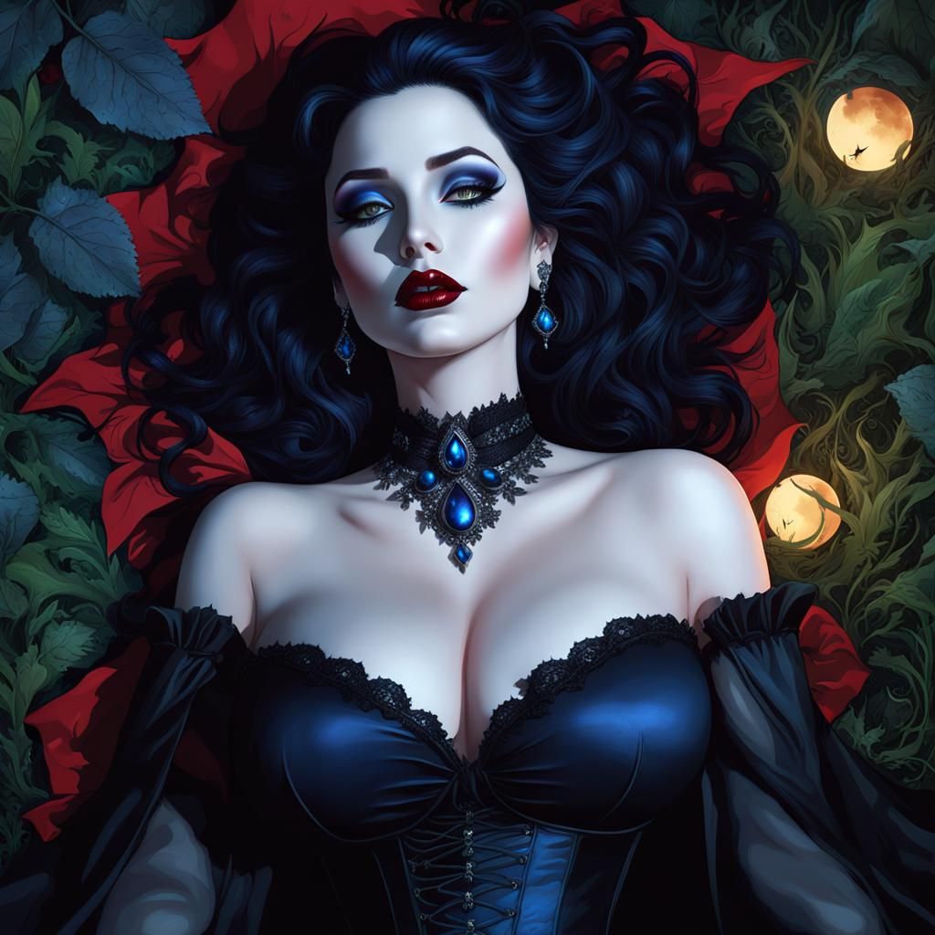 Fables Of Gothic Nights - Morellae - AI Generated Artwork - NightCafe Creator