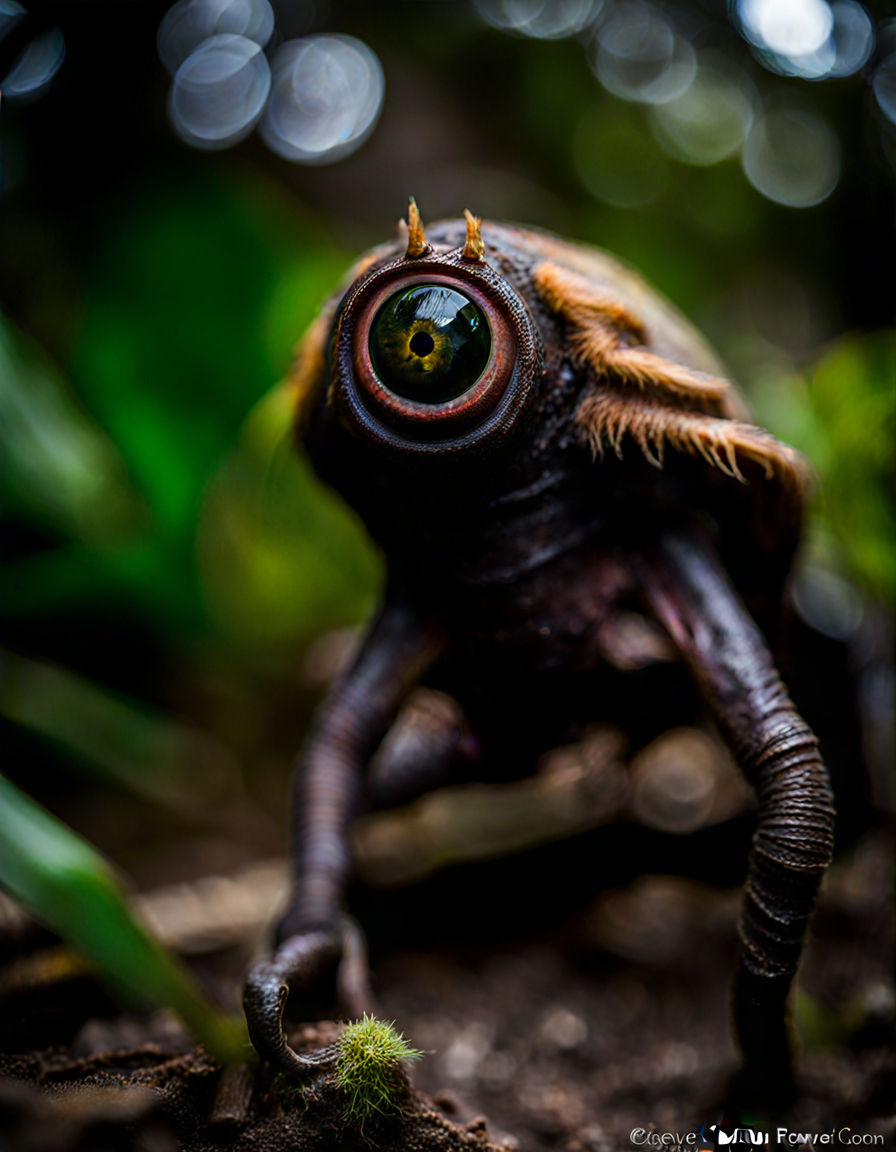 Cute Cyclops alien - AI Generated Artwork - NightCafe Creator