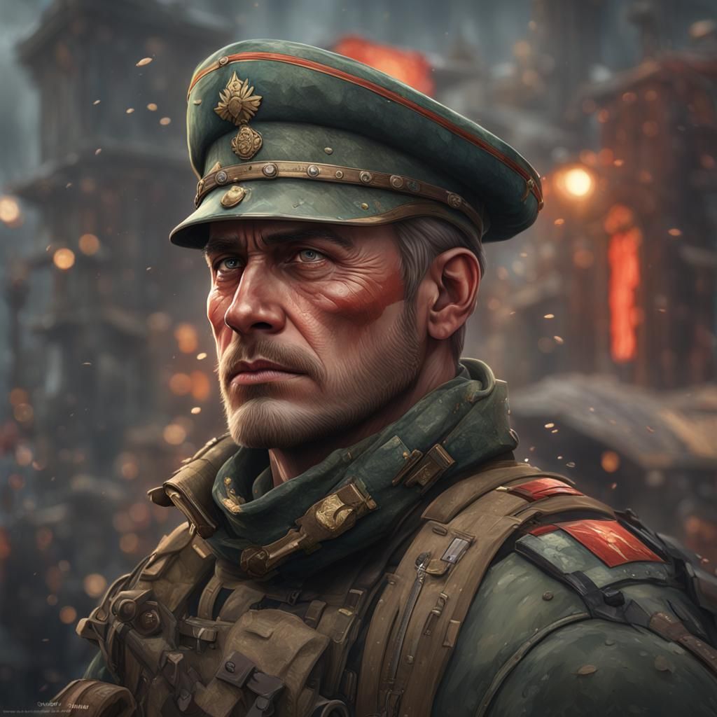 WW2 Soviet Soldier - AI Generated Artwork - NightCafe Creator