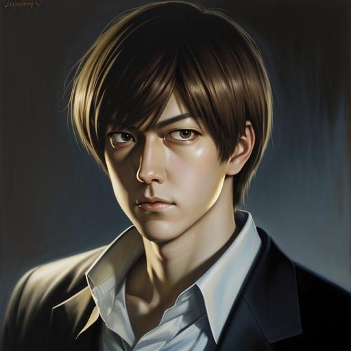 Light Yagami - AI Generated Artwork - NightCafe Creator