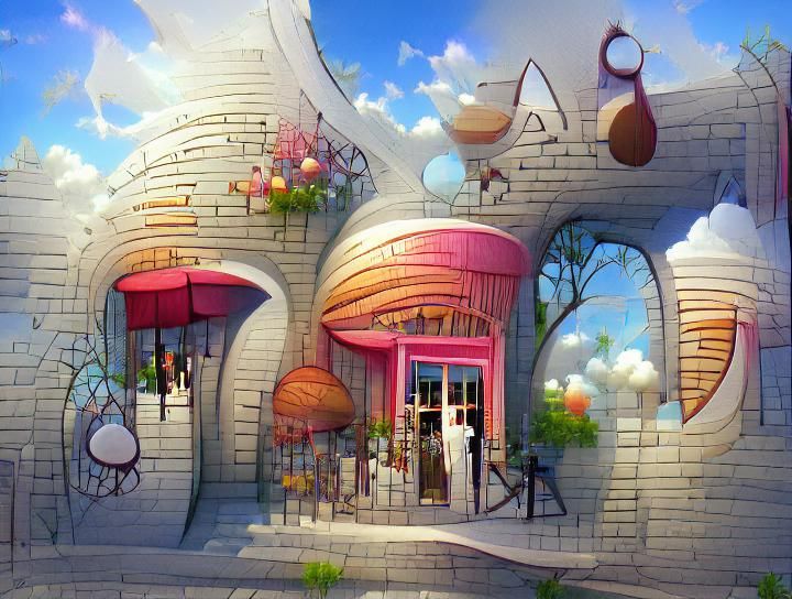 Vibrant Cafe - AI Generated Artwork - NightCafe Creator