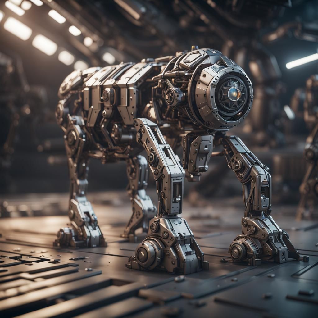 mech dog - AI Generated Artwork - NightCafe Creator
