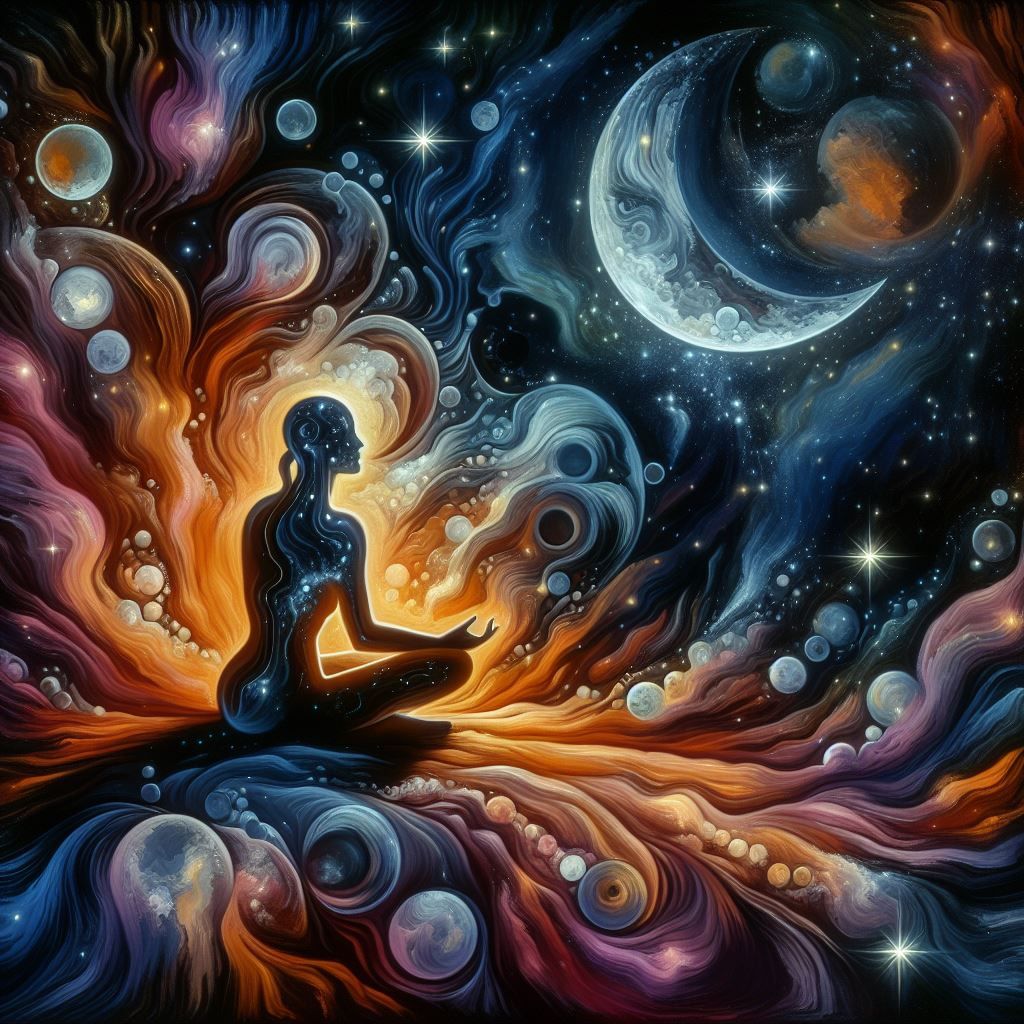 Tuning Into the Cosmic Universe - AI Generated Artwork - NightCafe Creator