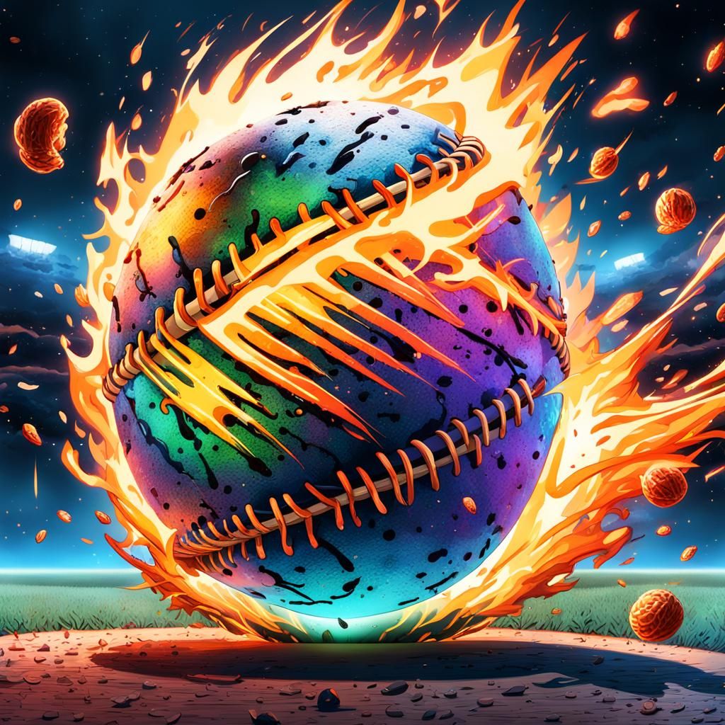 Baseball - AI Generated Artwork - NightCafe Creator