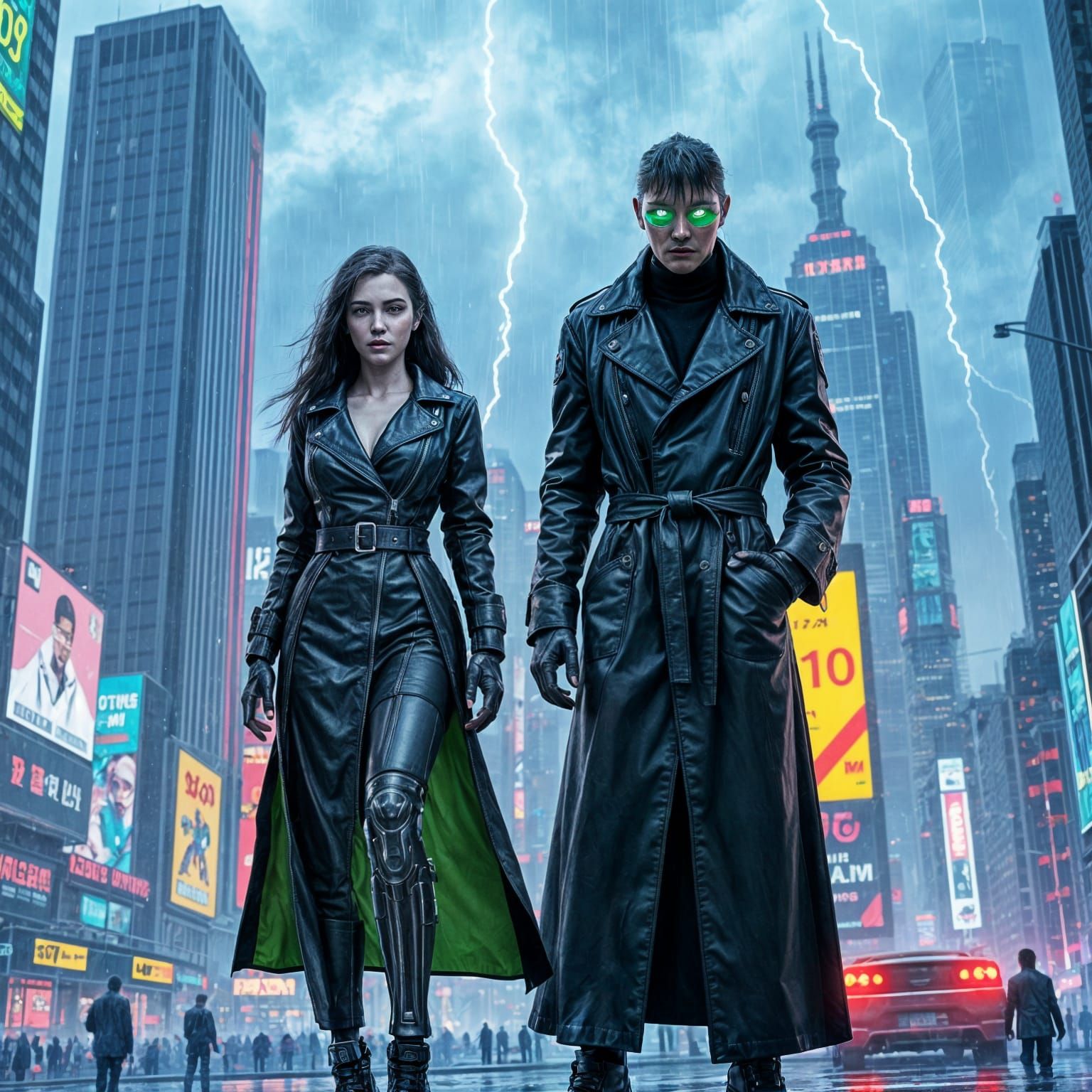 Cyberpunk couple - Cyberpunk couple