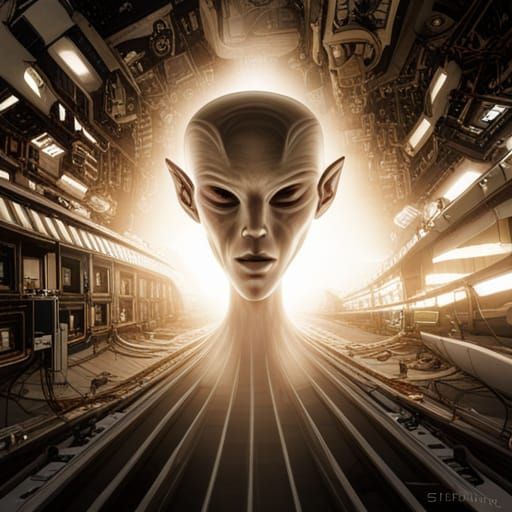 The Ghost in the machine - AI Generated Artwork - NightCafe Creator