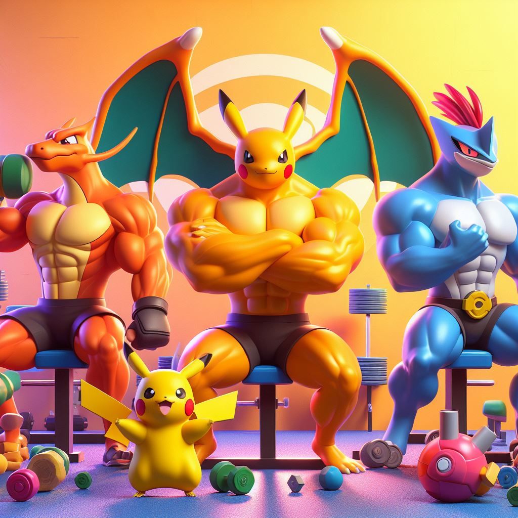 Pokémon Training - AI Generated Artwork - NightCafe Creator