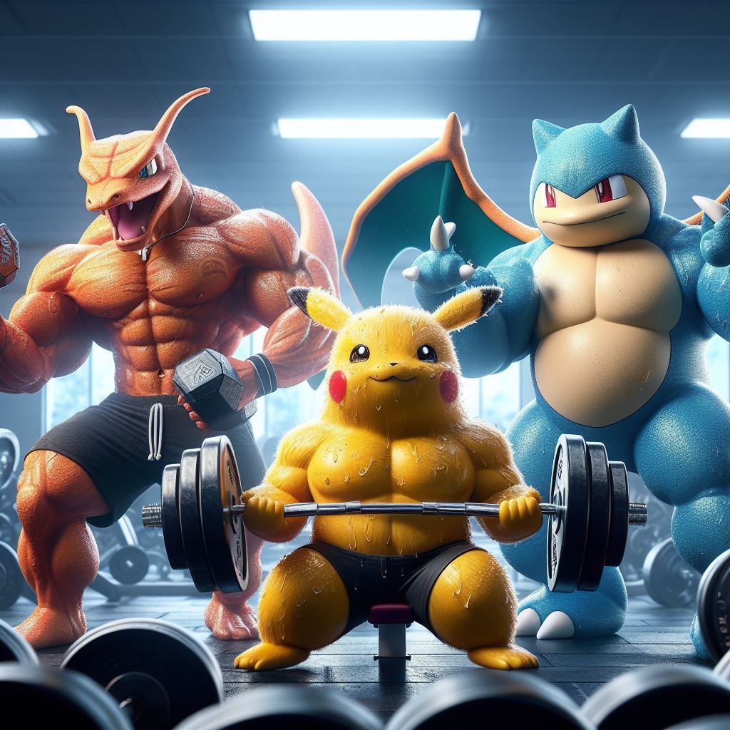 Pokémon Training - AI Generated Artwork - NightCafe Creator