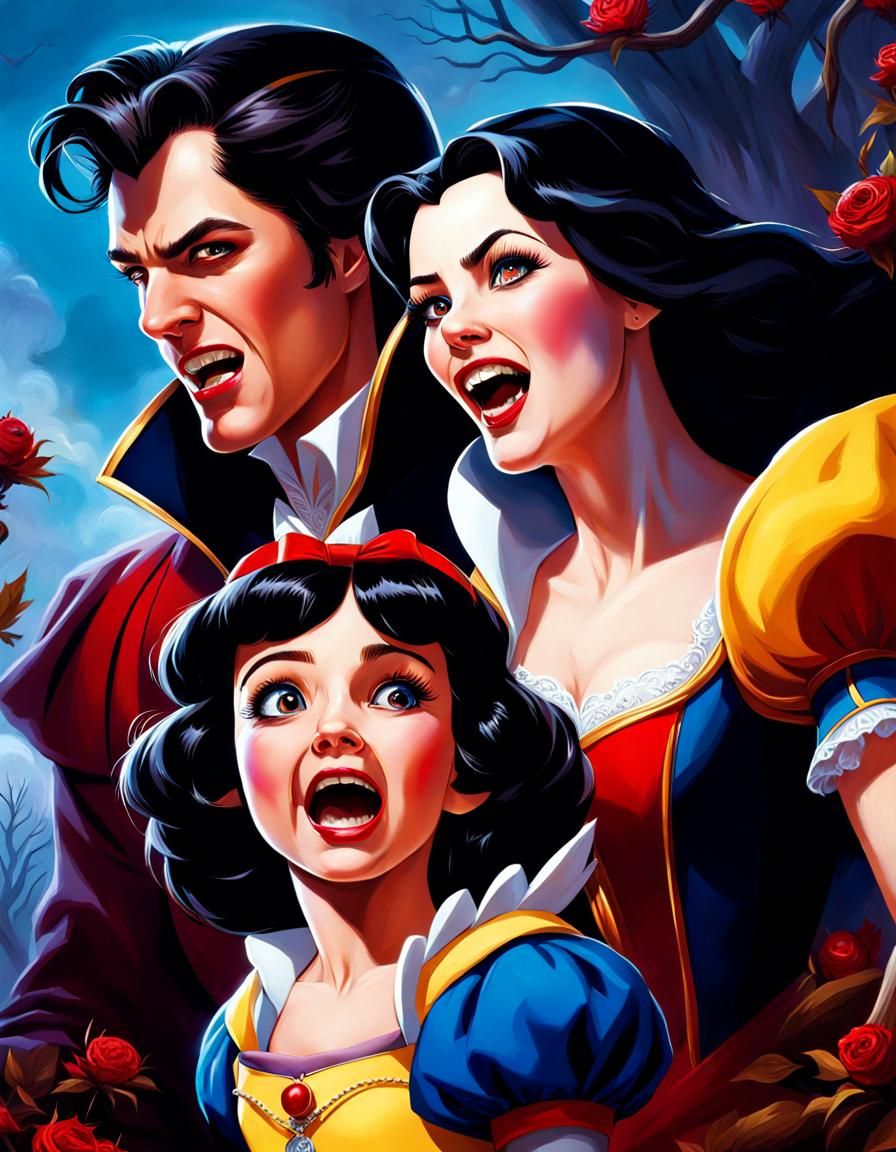 Snow White's birth parents were really vampires! - AI Generated Artwork ...