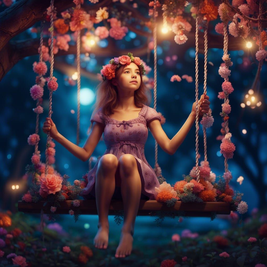 The Magic Swing! - AI Generated Artwork - NightCafe Creator