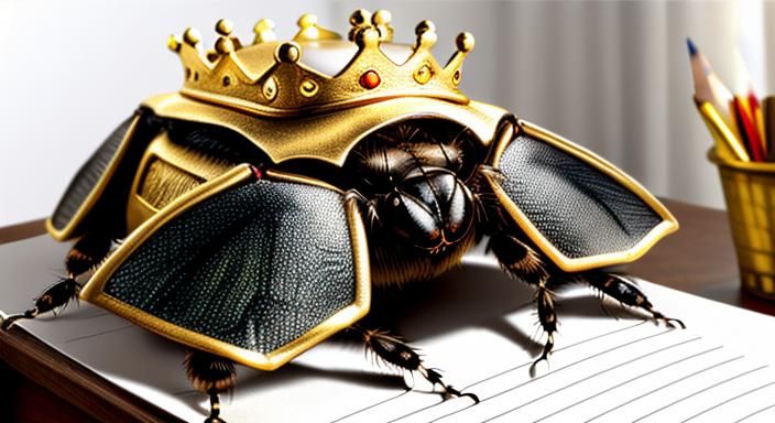 Cockroach Queen III - AI Generated Artwork - NightCafe Creator