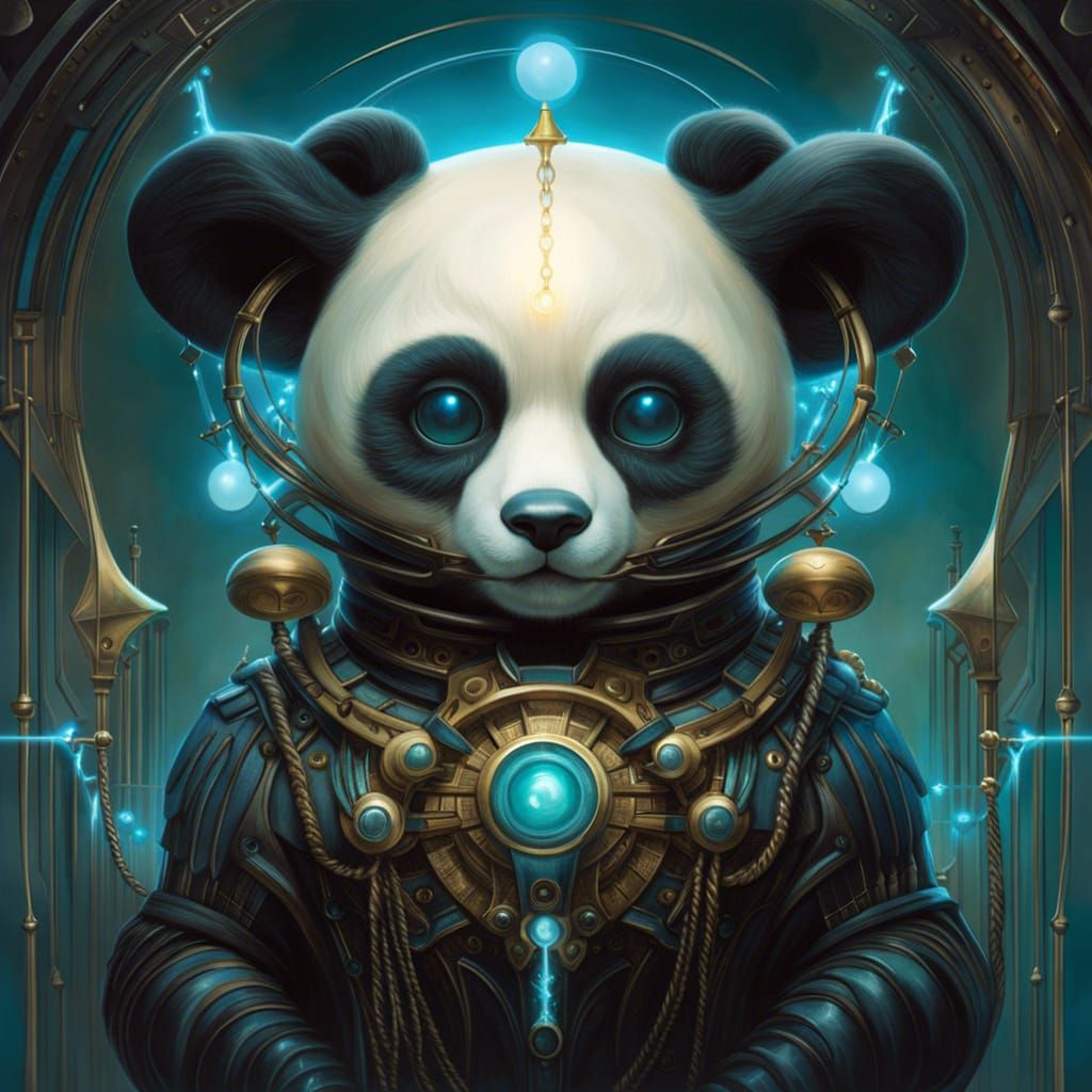 panda alien : r/nightcafe