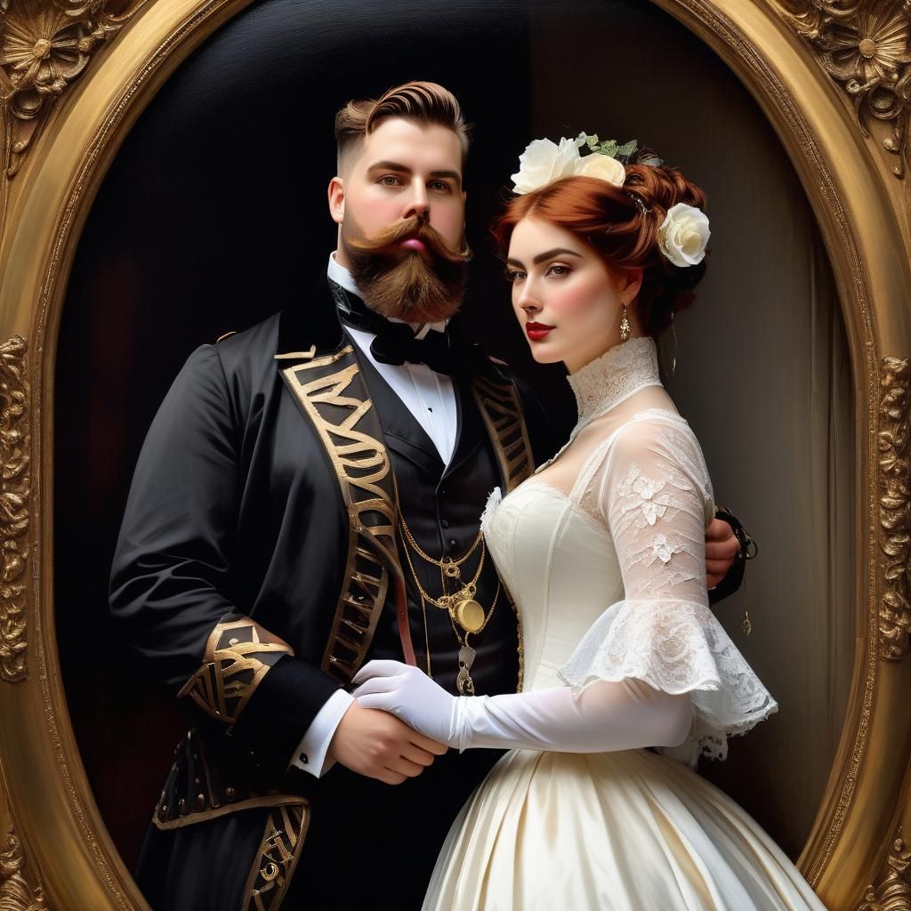 Lord Jonathan Angus Quill and Lady Hestia Quill, cir. 1890 - AI ...