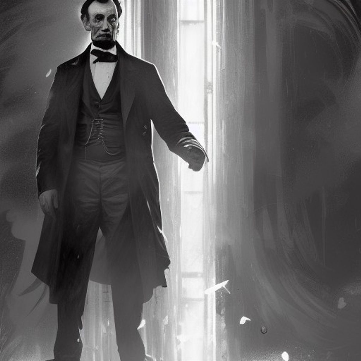 Abraham Lincoln as Mafia Boss - AI Generated Artwork - NightCafe Creator