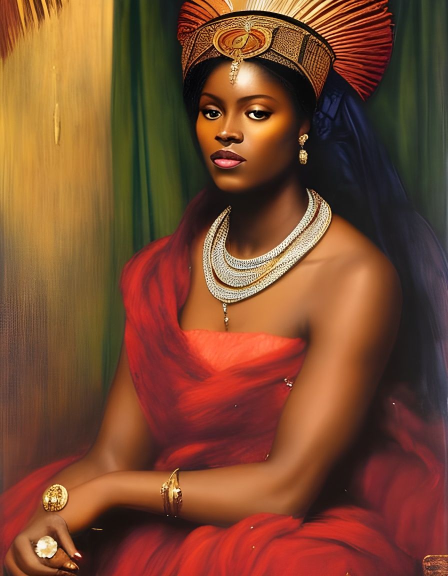 Rossetti's Queens - Uche - AI Generated Artwork - NightCafe Creator