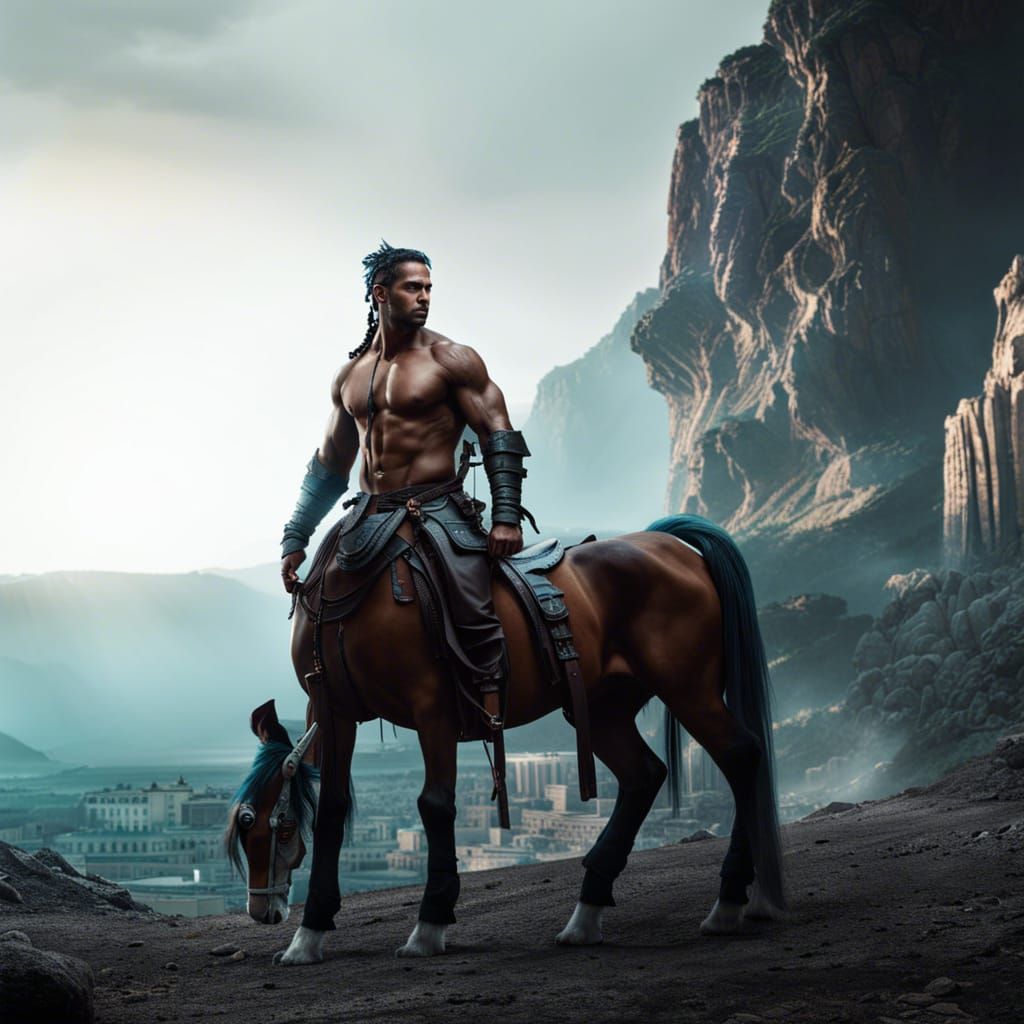 A centaur warrior. - AI Generated Artwork - NightCafe Creator