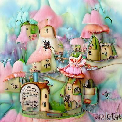 Whimsical Wonderland Little fairy town felicia bond - AI Generated ...