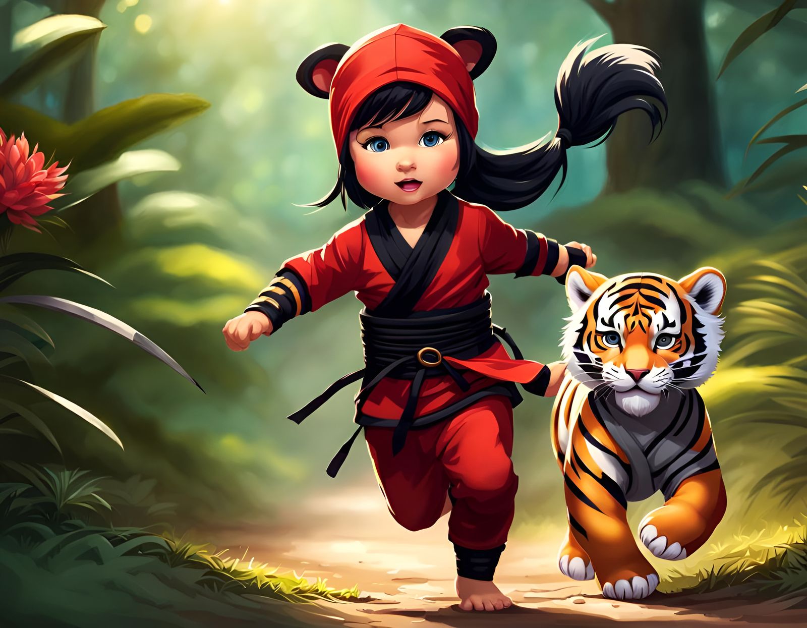 Way of the Tiger - AI Generated Artwork - NightCafe Creator