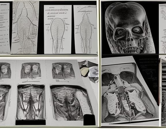 Top secret: alien autopsy pathologist's personal notes - AI Generated ...