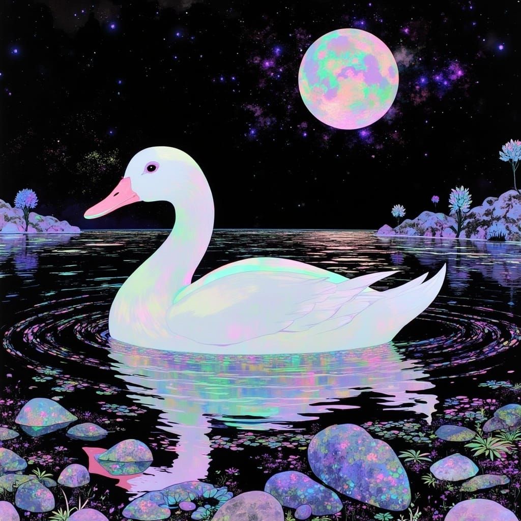 Peacefully Floating Magical Duck - Peacefully Floating Magi...