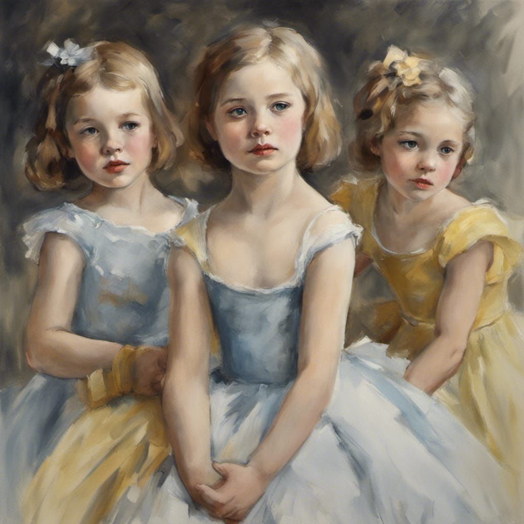 3 ballerinas - AI Generated Artwork - NightCafe Creator