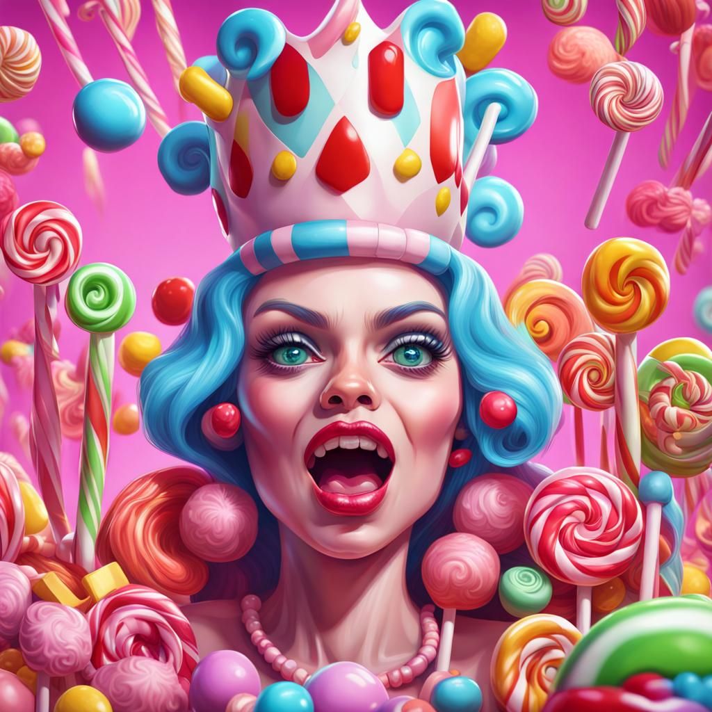 evil candy queen - AI Generated Artwork - NightCafe Creator