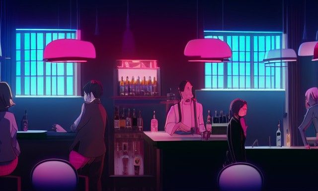 lounge bar - AI Generated Artwork - NightCafe Creator