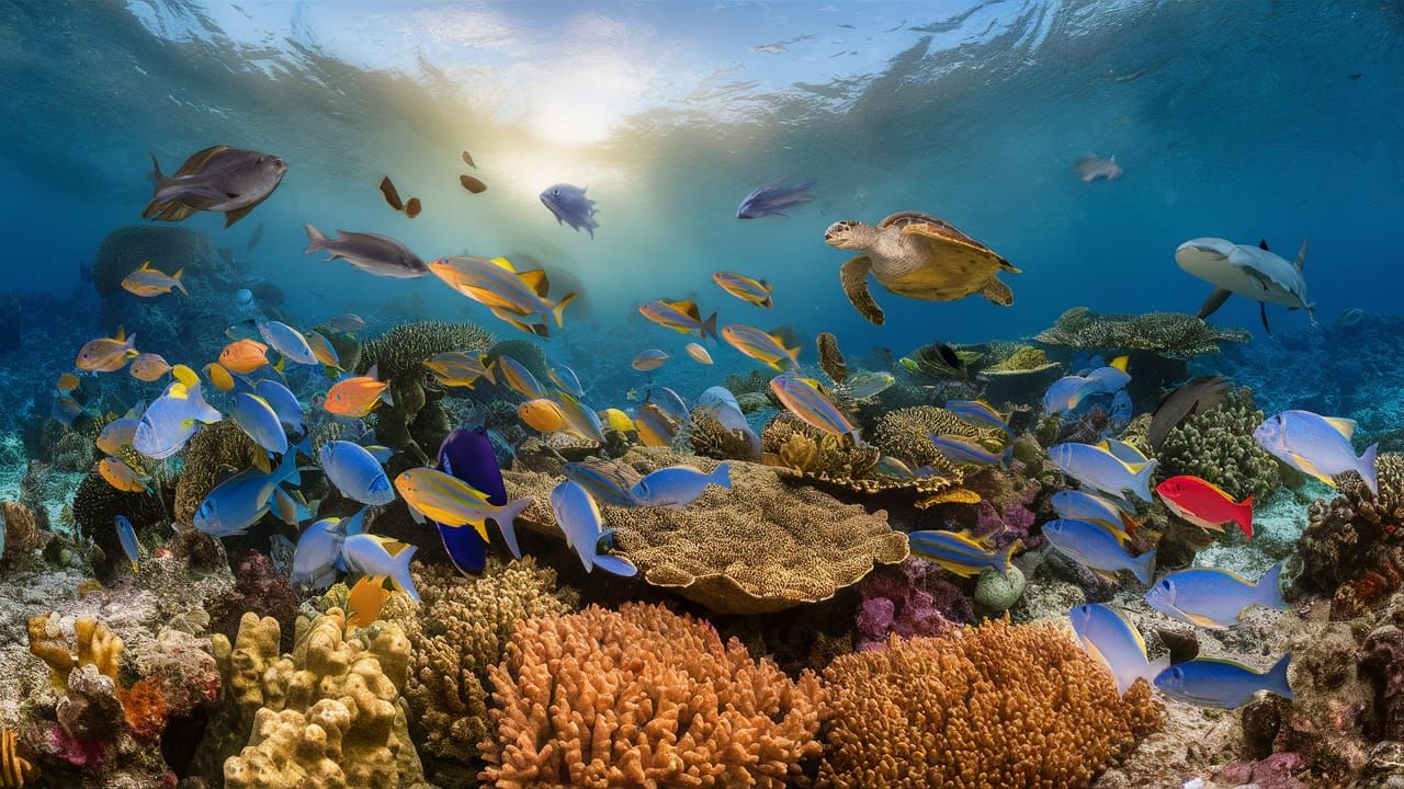 Life under water - AI Generated Artwork - NightCafe Creator