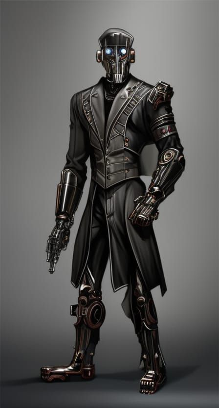 Hunter droid - AI Generated Artwork - NightCafe Creator