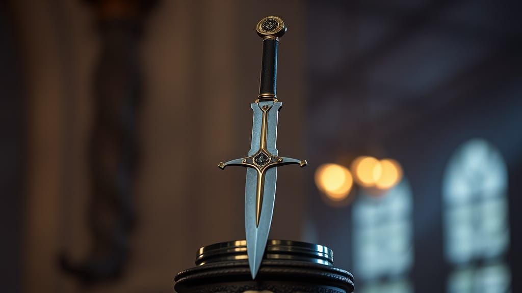 Madman’s Fang – Dagger On pedestal - Ethereal Dagger Illumin...
