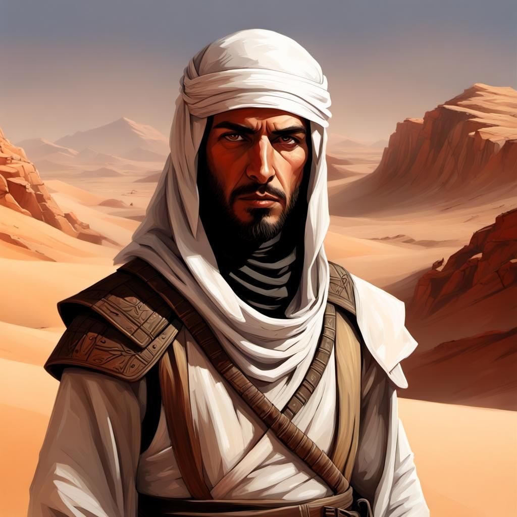 Clair-obscur, digital painting, oil painting, portrait of (full body ...