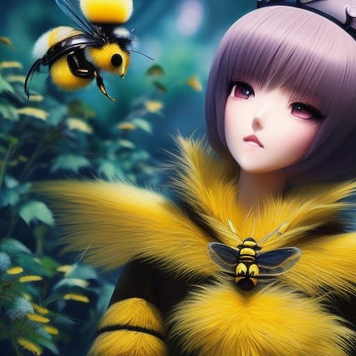 Bee Queen - AI Generated Artwork - NightCafe Creator