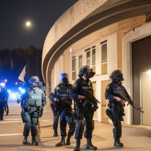 post-apocalyptic police state - AI Generated Artwork - NightCafe Creator