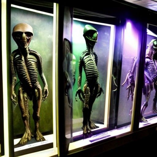 alien museum - AI Generated Artwork - NightCafe Creator