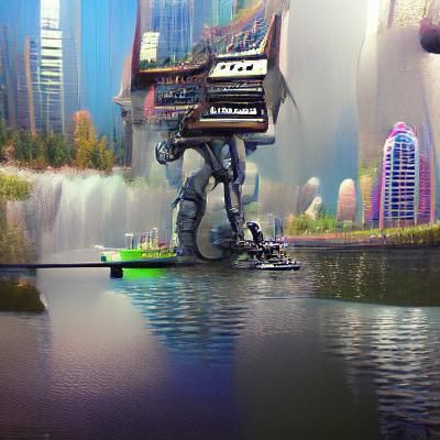 rObot Playing bass : r/nightcafe