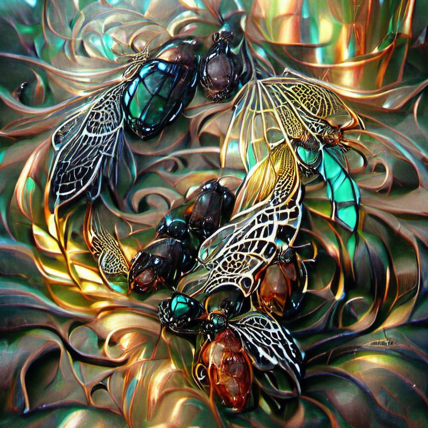 Fractal Fusion Experiment 211 - AI Generated Artwork - NightCafe Creator
