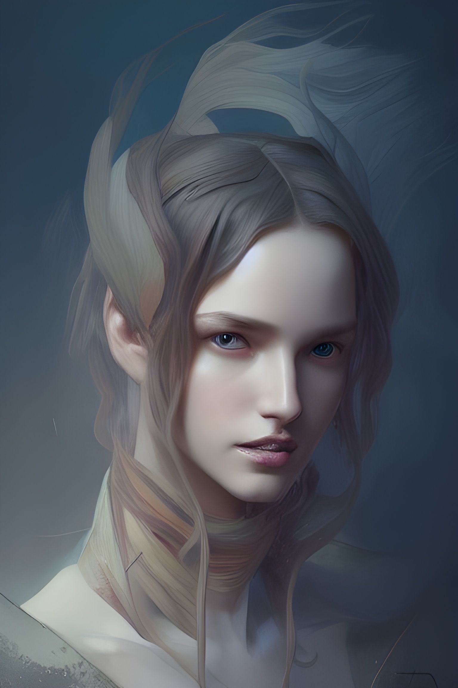Windswept Elf - AI Generated Artwork - NightCafe Creator