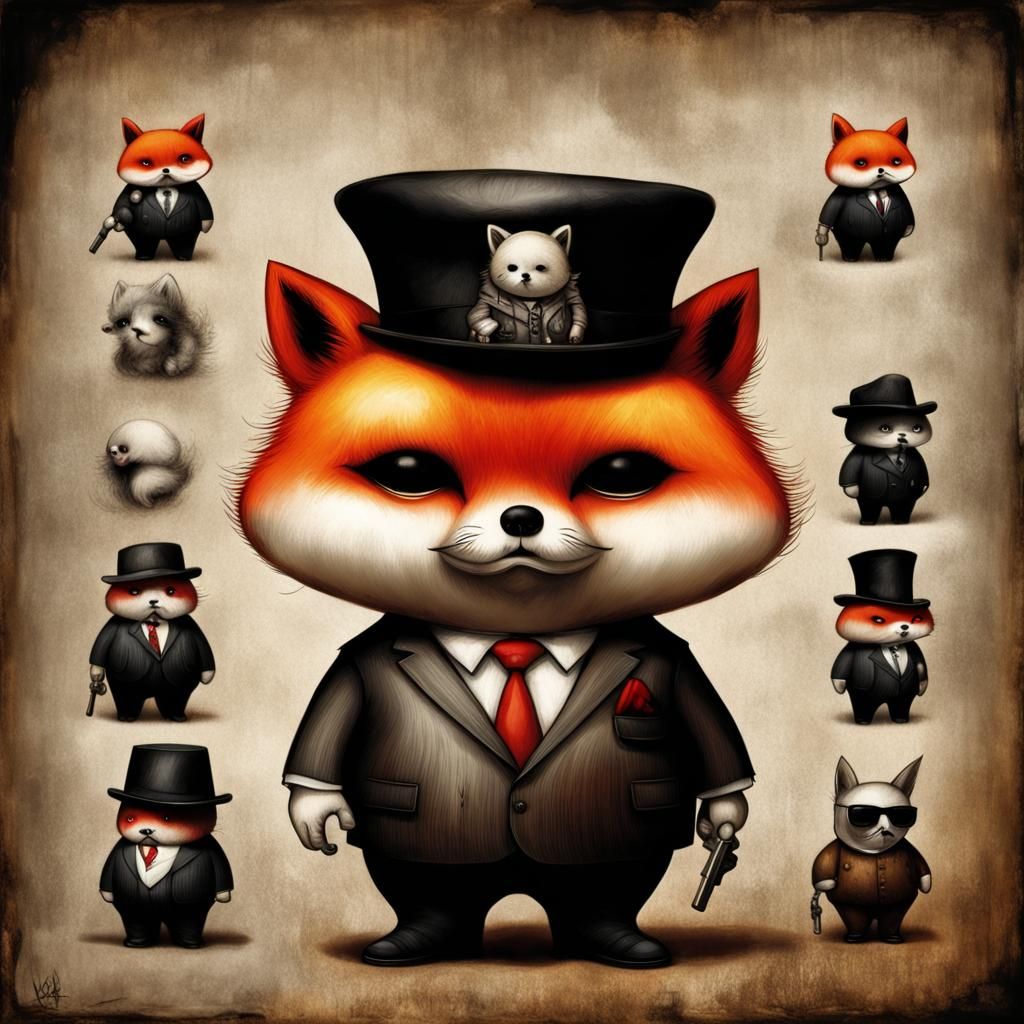 "Obese Mafia Gangster Red Fox": photograph by Stephen Gammell - Gabriel ...