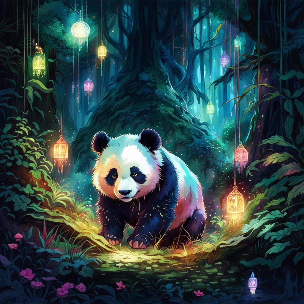 panda - AI Generated Artwork - NightCafe Creator