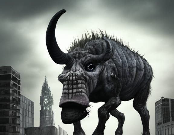 Demonic boar - AI Generated Artwork - NightCafe Creator