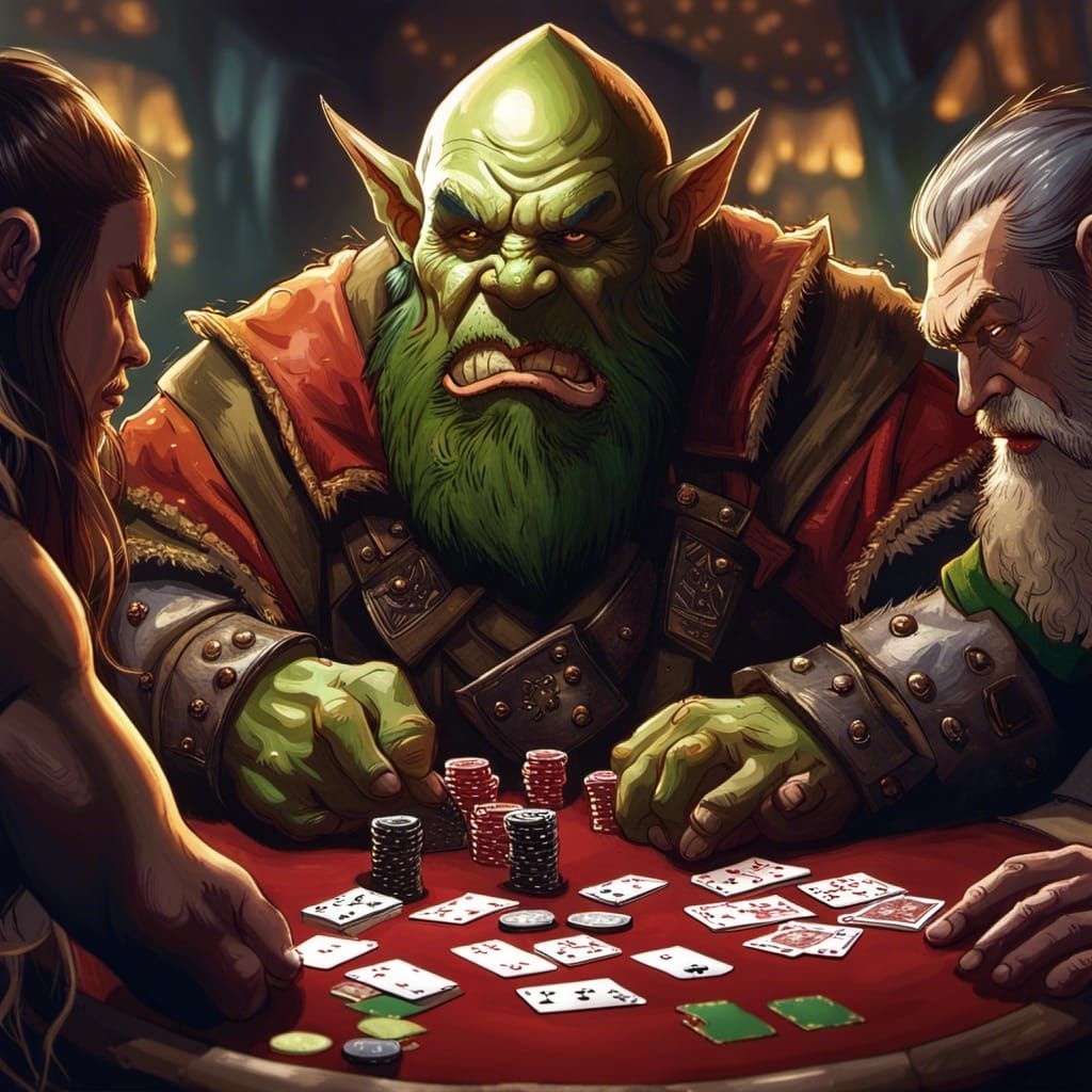 Poker Night 3 - AI Generated Artwork - NightCafe Creator