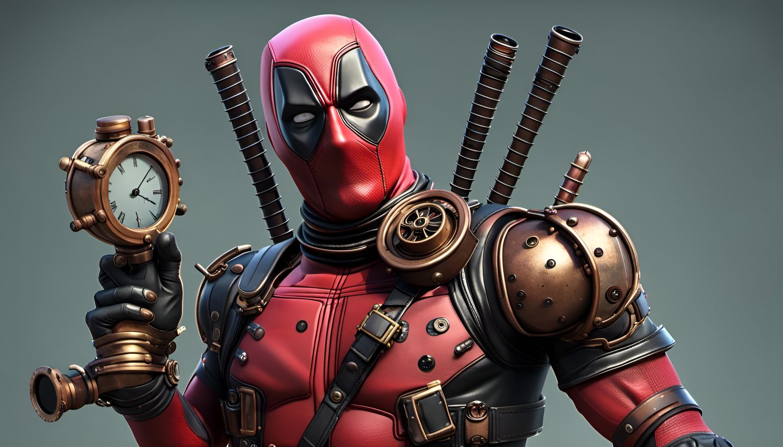 Steampunk Deadpool (Continued) - AI Generated Artwork - NightCafe Creator