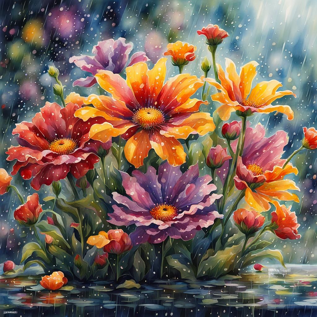 Flowers - AI Generated Artwork - NightCafe Creator