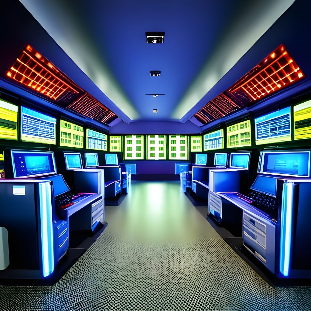 70s retro futuristic computer room - AI Generated Artwork - NightCafe ...