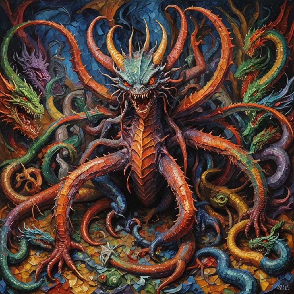 The Dragons were in greed. Shelob was in gluten. Worm man was in l*st ...